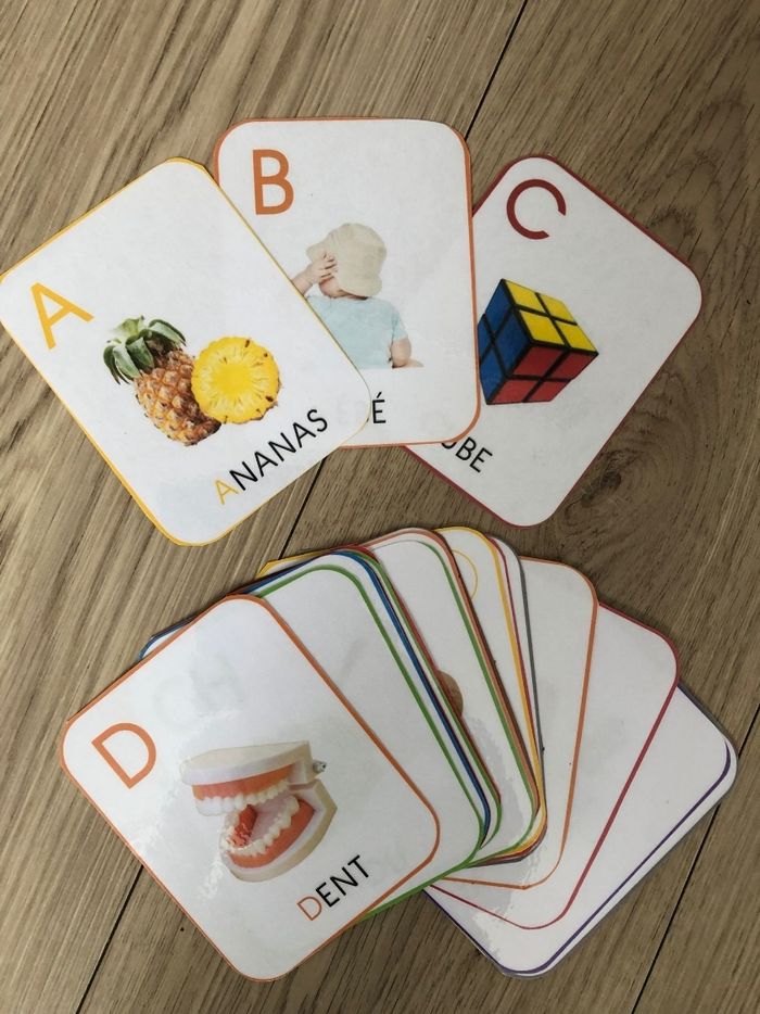 Cartes de l'alphabet en entier à manipuler ou afficher | Beebs by Kiabi