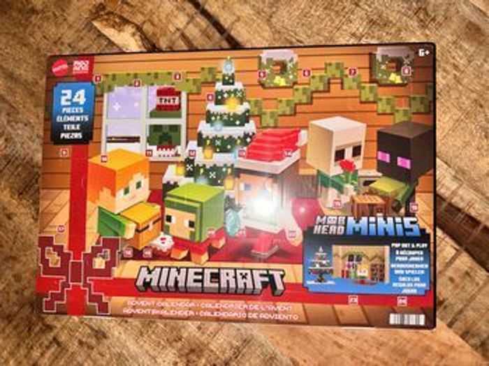 Calendrier de l’avent Minecraft - Mattel Games | Beebs