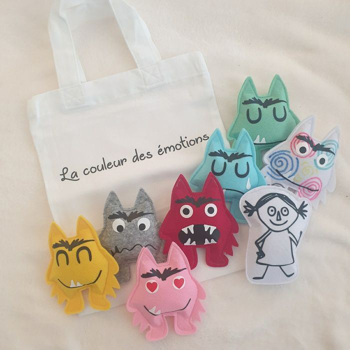 La couleur des émotions/ monstres des émotions - Fait main avec ♥︎ | Beebs