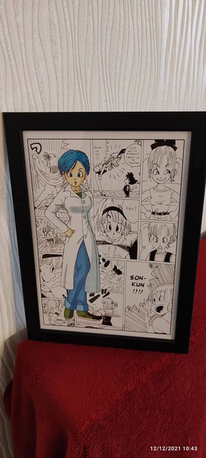 poster a4 dragonball z Bulma - Dragon Ball - Prématuré | Beebs