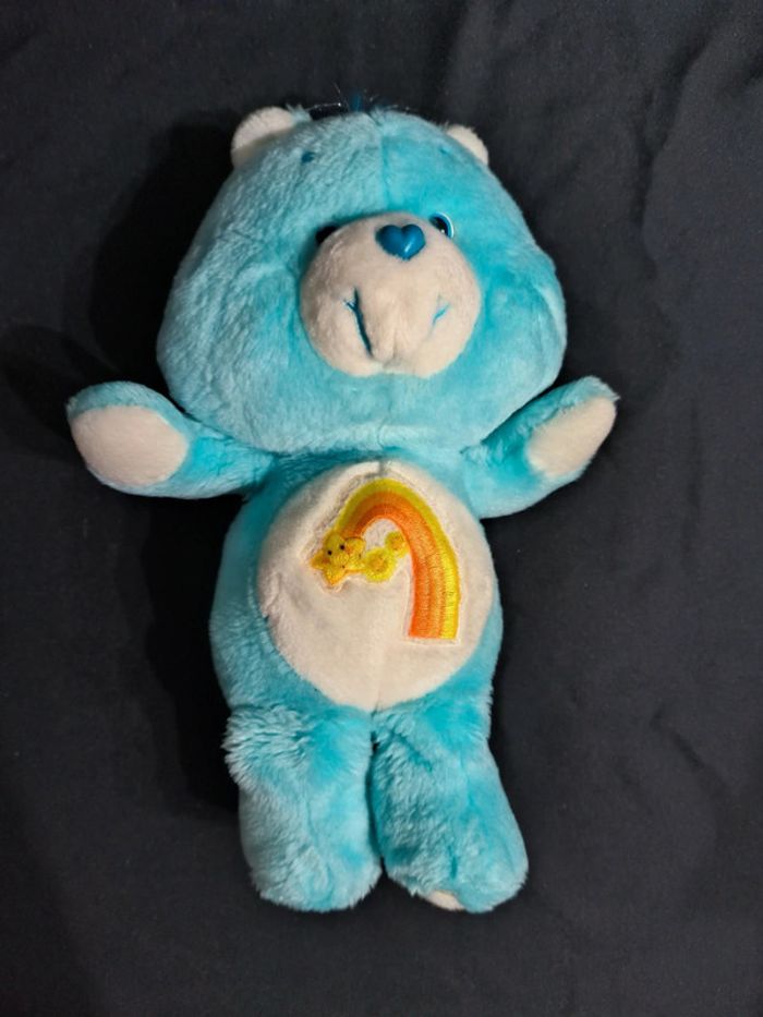 Peluche vintage 1983 Bisounours Care bears bleu - Care Bears | Beebs
