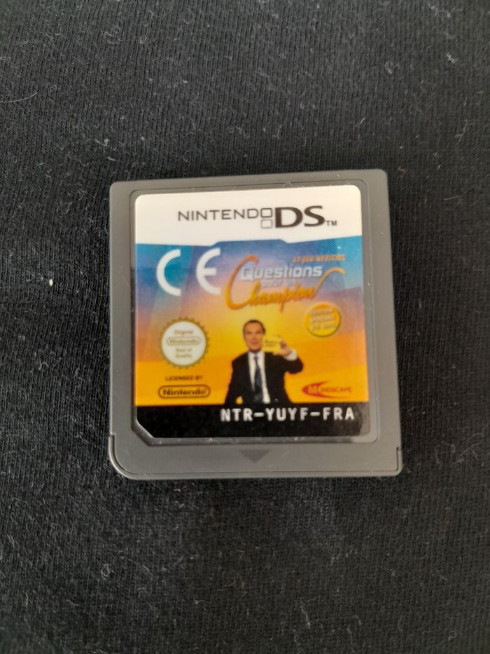 Jeu DS "Questions pour un champion" : Achat occasion | Jeux vidéos ...