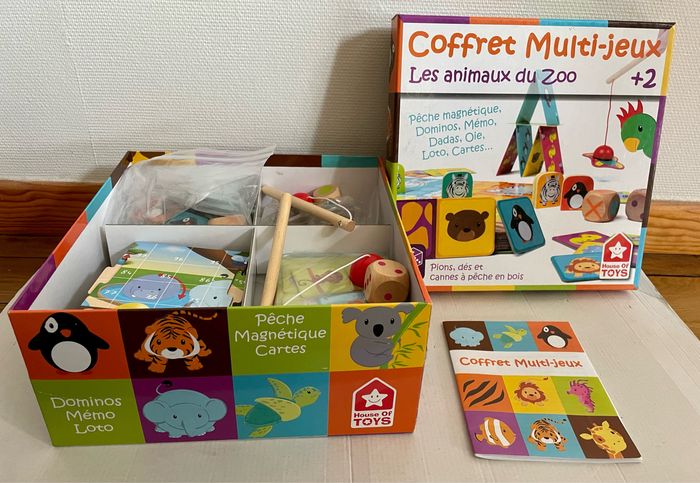 Coffret multi jeux les animaux du zoo - House Of Toys | Beebs by Kiabi