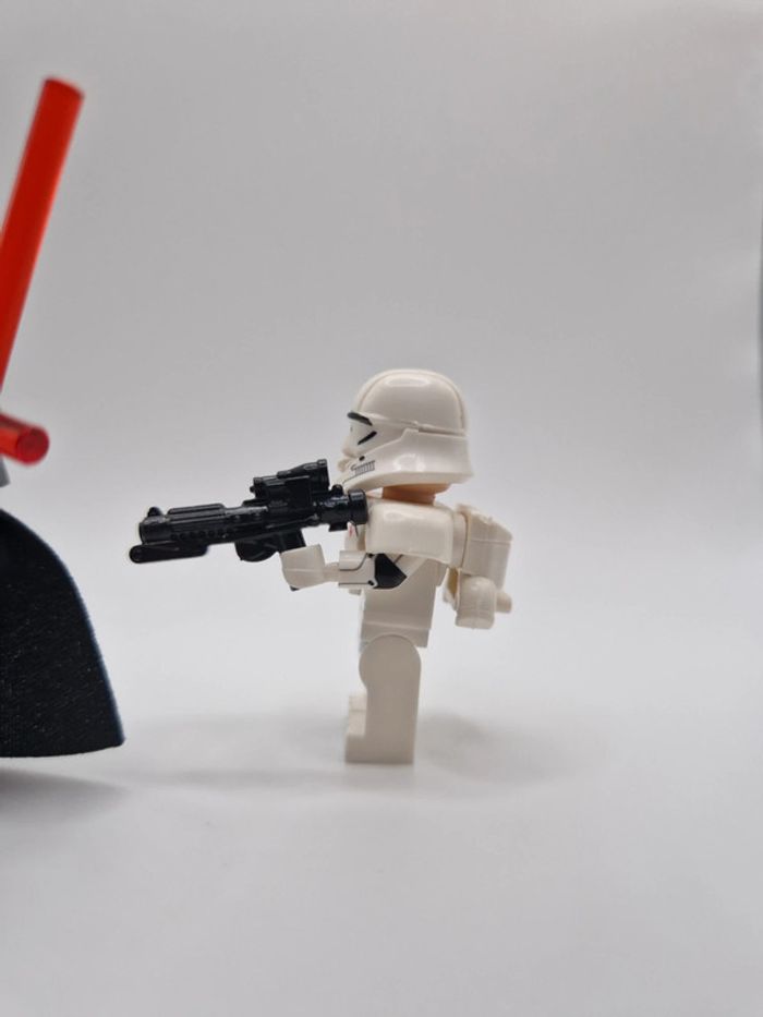 Figurines type lego Sith Kylo Ren avec 2 stormtroopers avec jetpack ...
