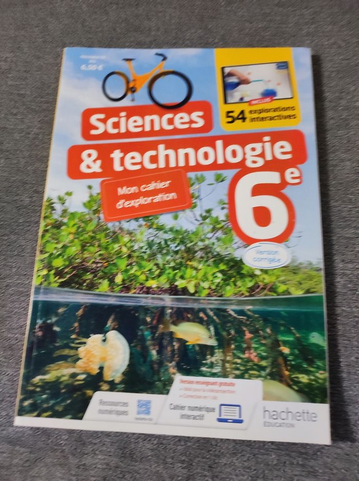 Cahier sciences et technologie 6e - version enseignant corrigée neuf ...