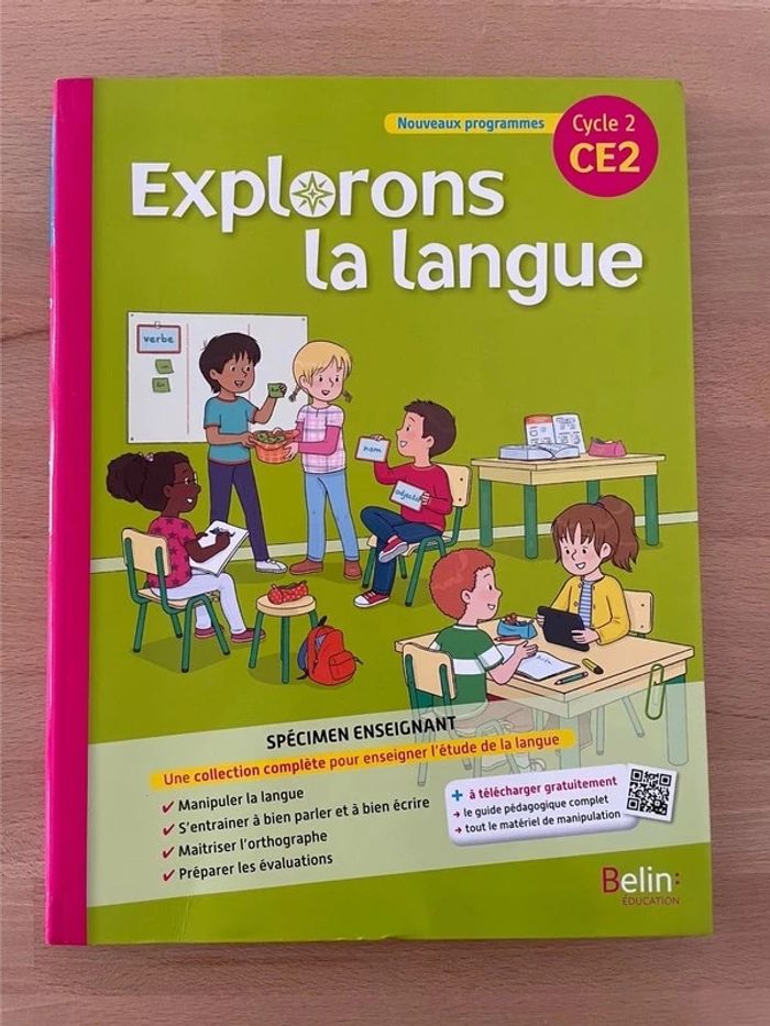 Manuel Explorons la langue CE2 : Achat occasion | Livres scolaires et ...