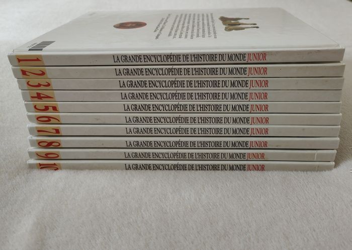 La grande encyclopédie de l'histoire du monde junior (10 tomes ...