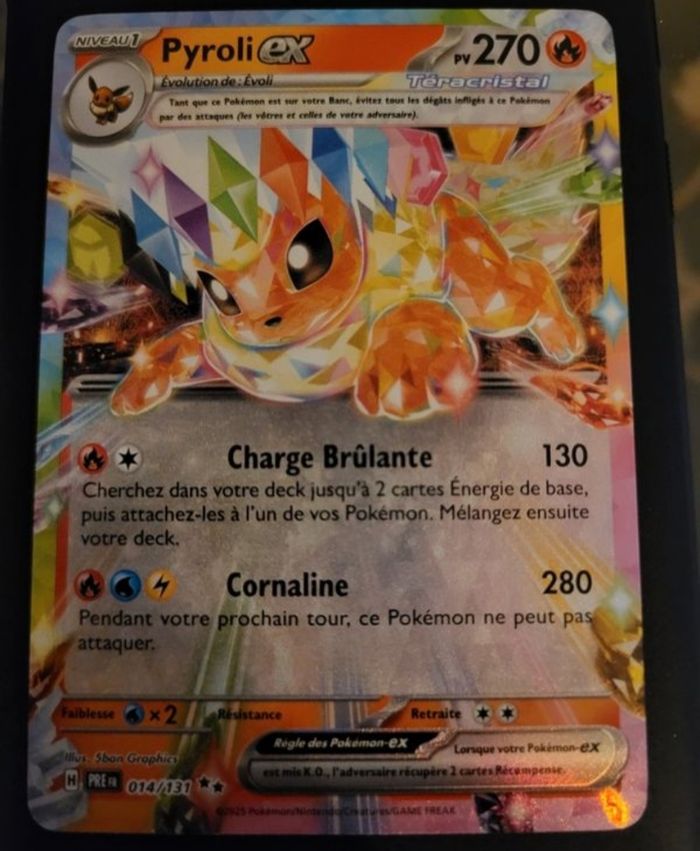 Carte Pokemon Pyroli Ex 14/131 - Pokemon | Beebs