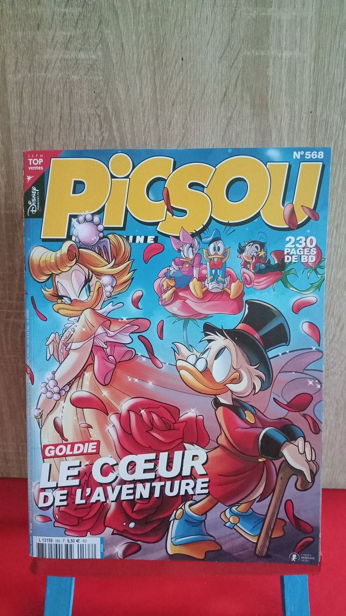 Picsou Magazine, n° 568, 2023, avec le poster, les stickers et 4 fiches vintage | Beebs