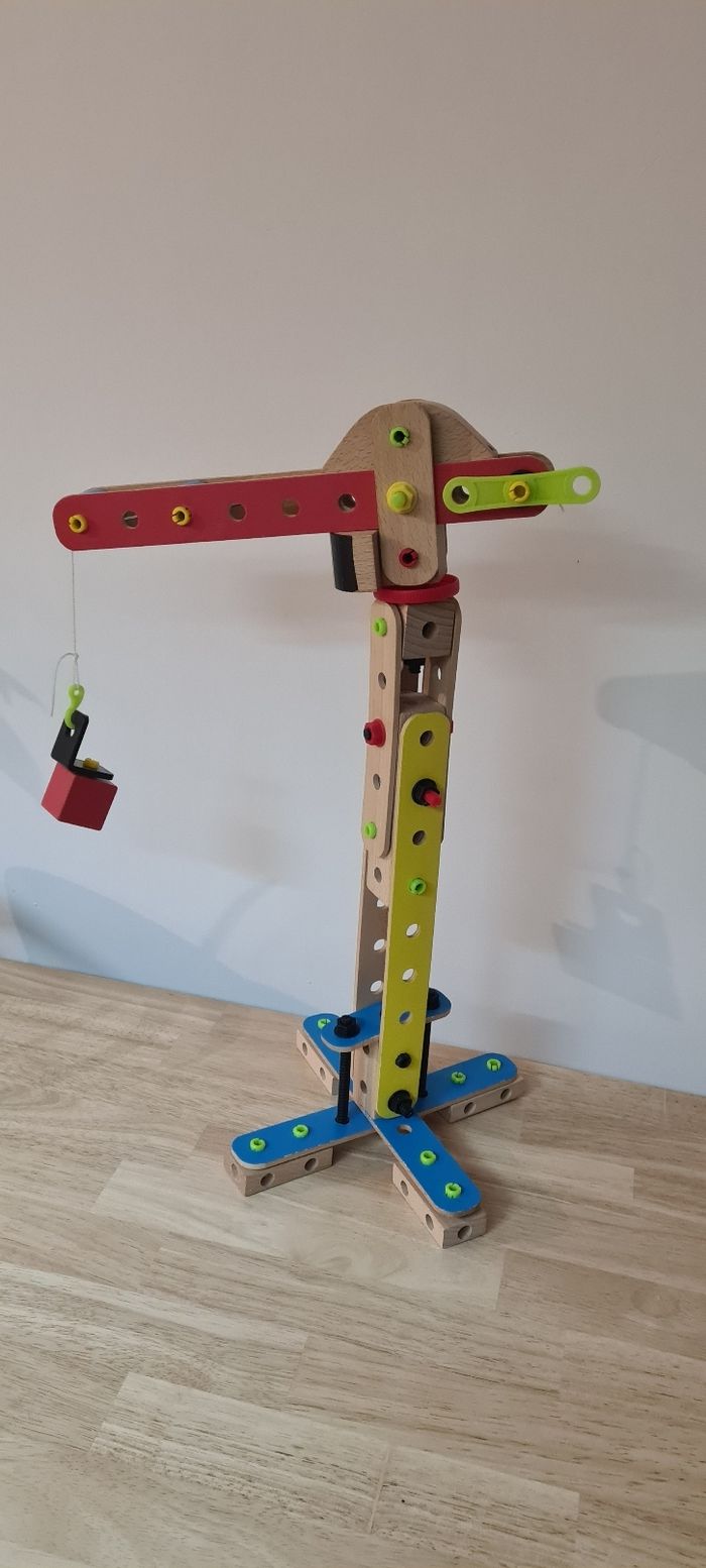 Kit construction en bois - grue - LIDL | Beebs