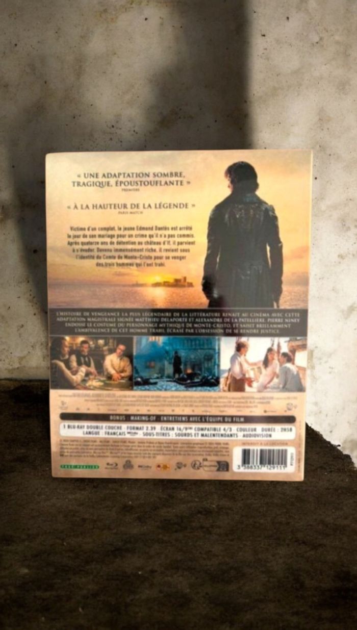 Blu-ray Le Comte de Monte-Cristo (Pierre Niney) : Achat occasion | DVD ...