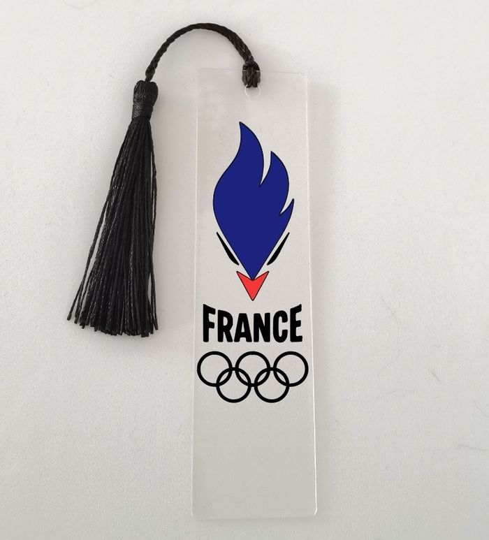 Marque page de l'équipe de France au JO 2024 : Achat occasion ...