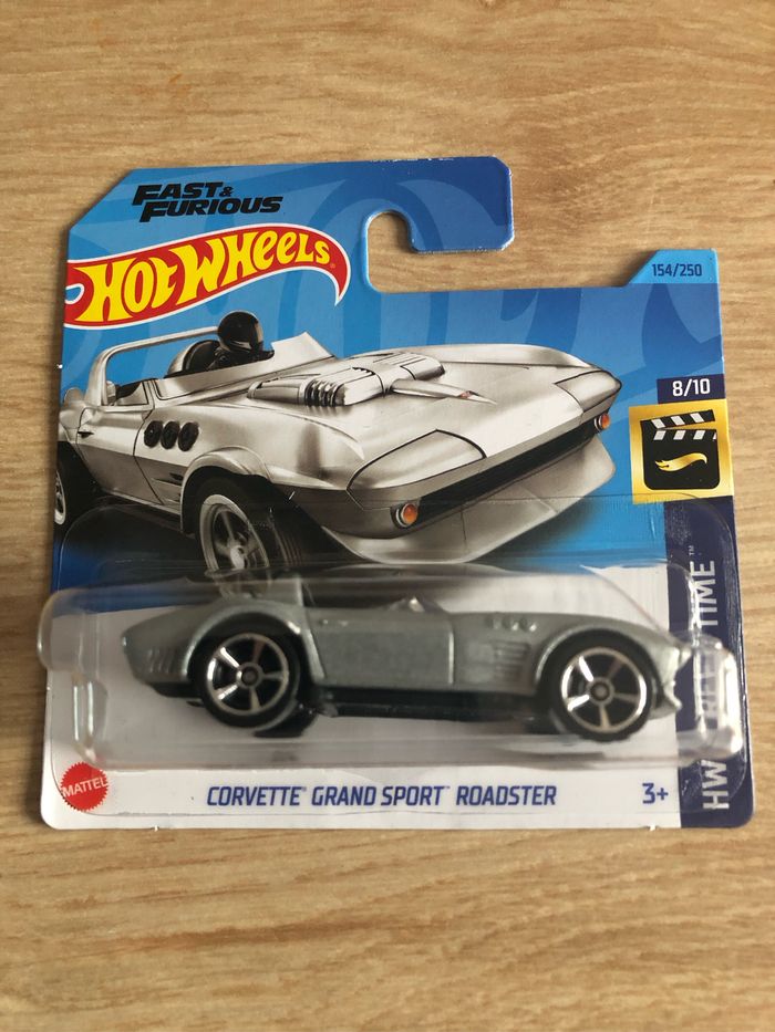 Miniature hot wheels corvette grand sport roadster fast and forious ...