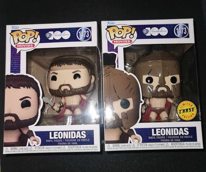 Lot 2 Figurines Funko Pop / Leonidas N°1473 / Movies 300 (1 Chase + 1 ...