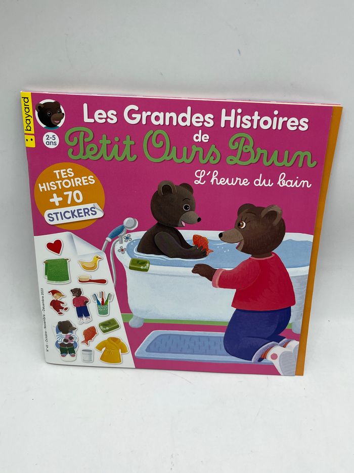 Livre d’activité magazine Les grandes histoires de Petit Ours Brun ...