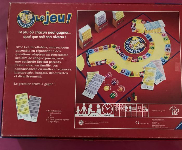 Jeu les incollables : Achat occasion | Jeux de société Ravensburger 6 ans - 8 ans Très bon état