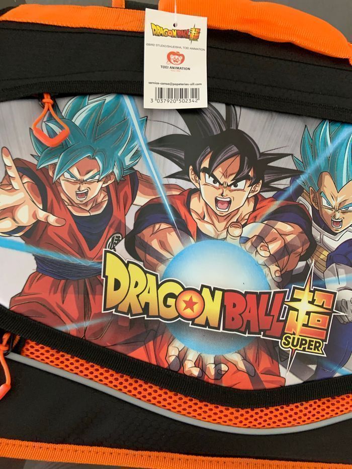 Cartable dragon : Achat occasion | Cartables Dragon Ball Noir Neuf ...