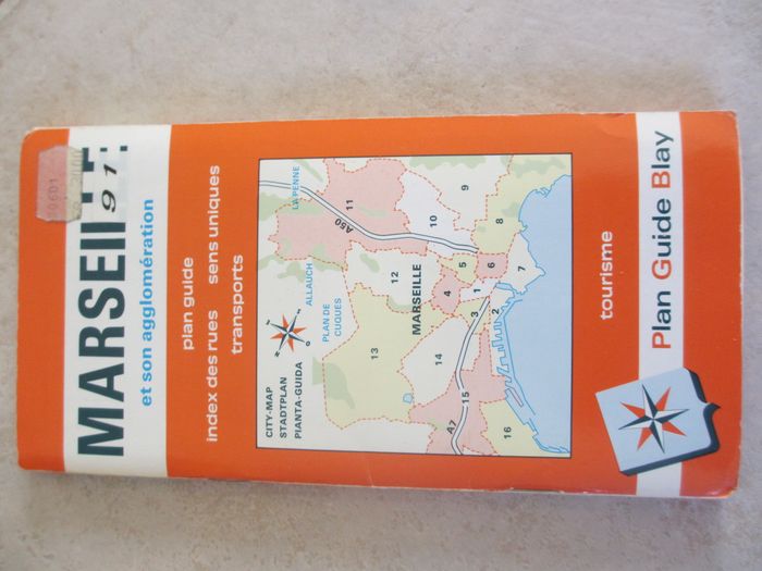 Plan de ville Marseille et son agglomération - Blay-Foldex | Beebs