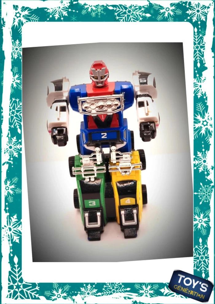 Power rangers turbo megazord mini en métal - Power Rangers | Beebs