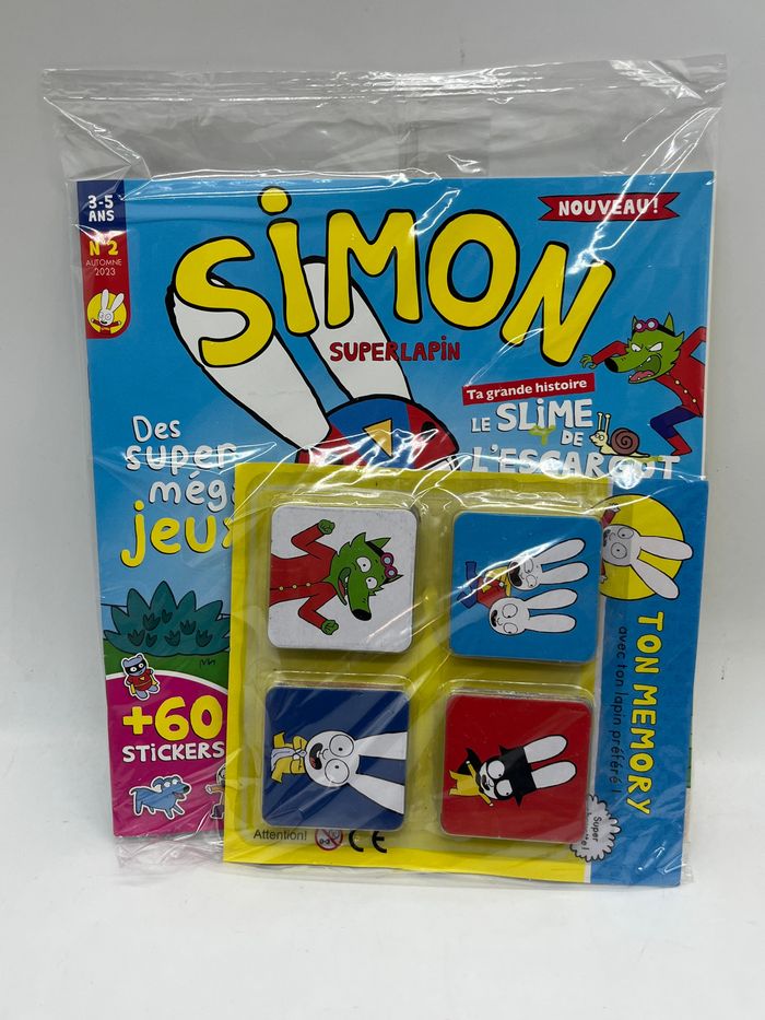 Livre d’activité Magazine Disney Simon Lapin blanc SuperLapin avec son ...