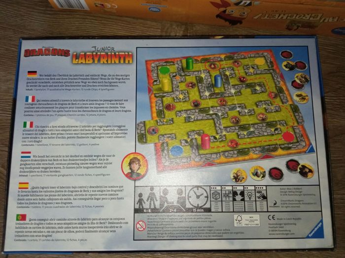 Jeu labyrinth dragon : Achat occasion | Jeux de société Ravensburger 4 ...