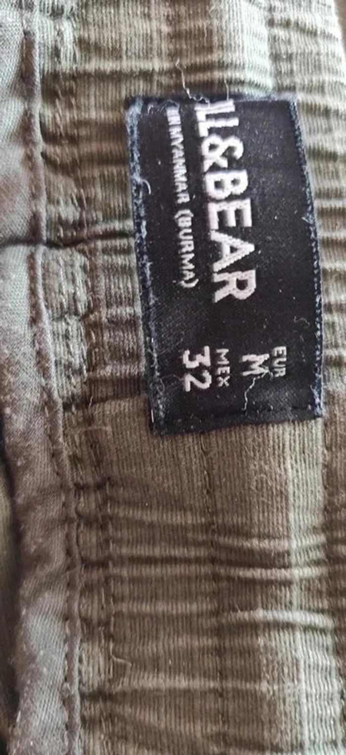 Pantalon cargo kaki Pull & Bear M - Pull & Bear | Beebs by Kiabi