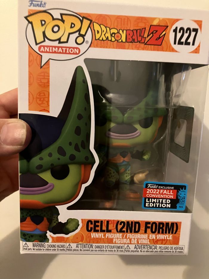 Funko Pop Dragon Ball Z 1227 - Cell (2nd Form) - Authentic - Fall ...
