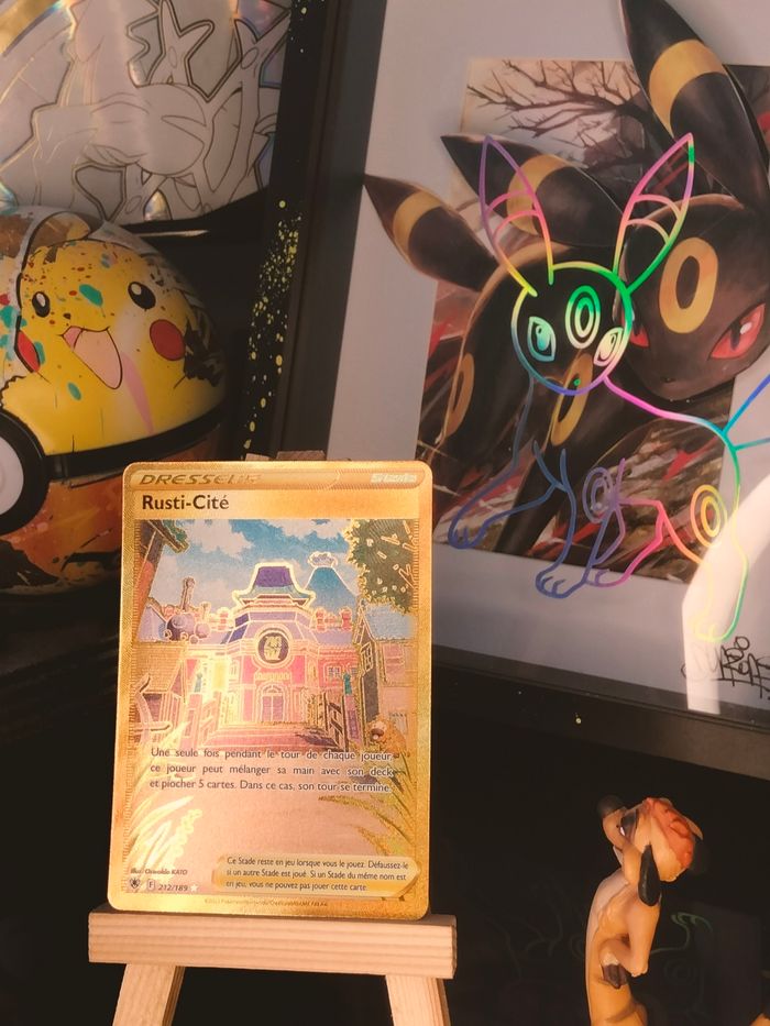 Rusti-cité Gold : Achat occasion | Cartes Pokémon à l'unité Pokemon 3 ...