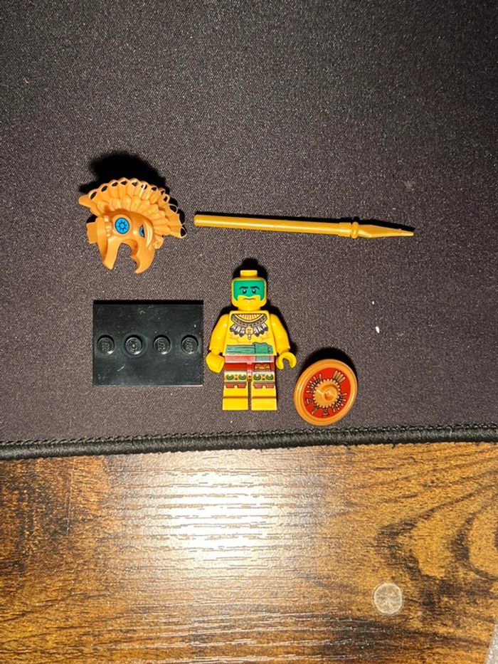 Lego figurine minifigure série 7 aztec warrior - LEGO | Beebs