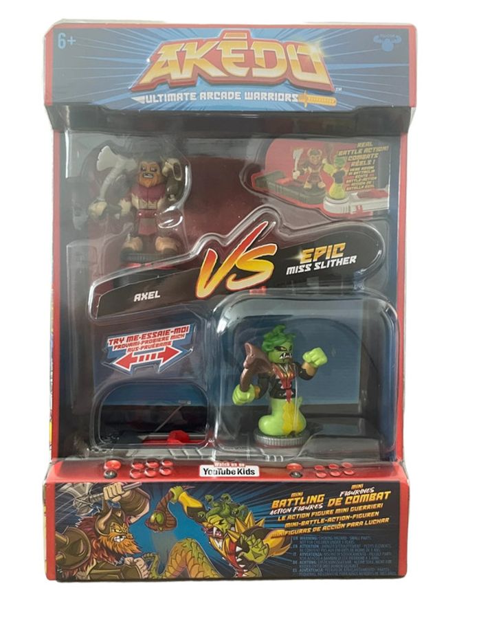 Coffret figurines Akedo Ultimate Arcade Warriors Moose Toys neuf - AKEDO | Beebs by Kiabi