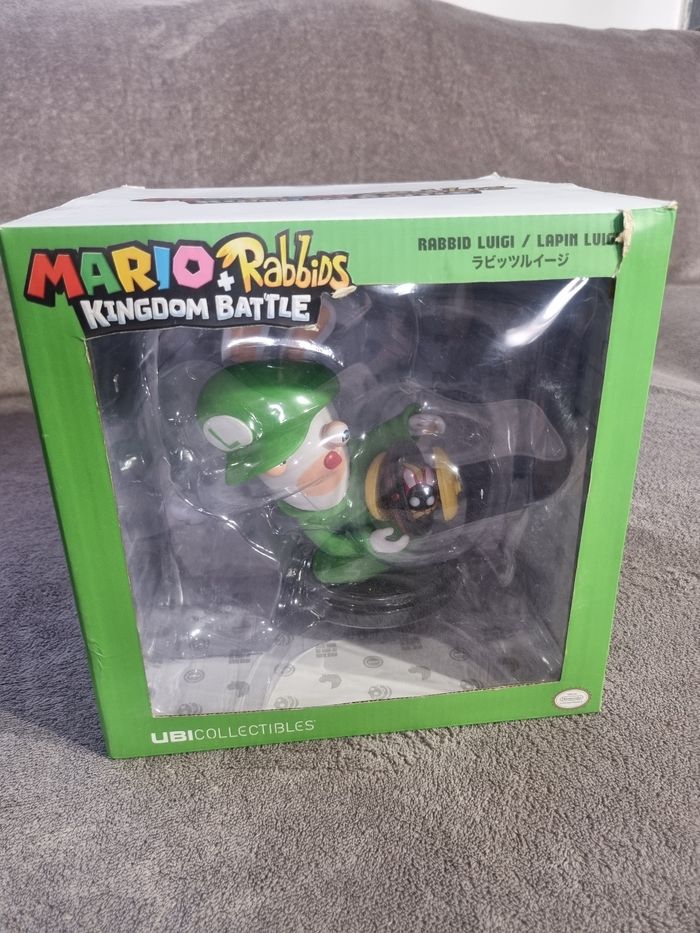 Figurine lapin crétin mario luigi : Achat occasion | Jeux vidéos ...