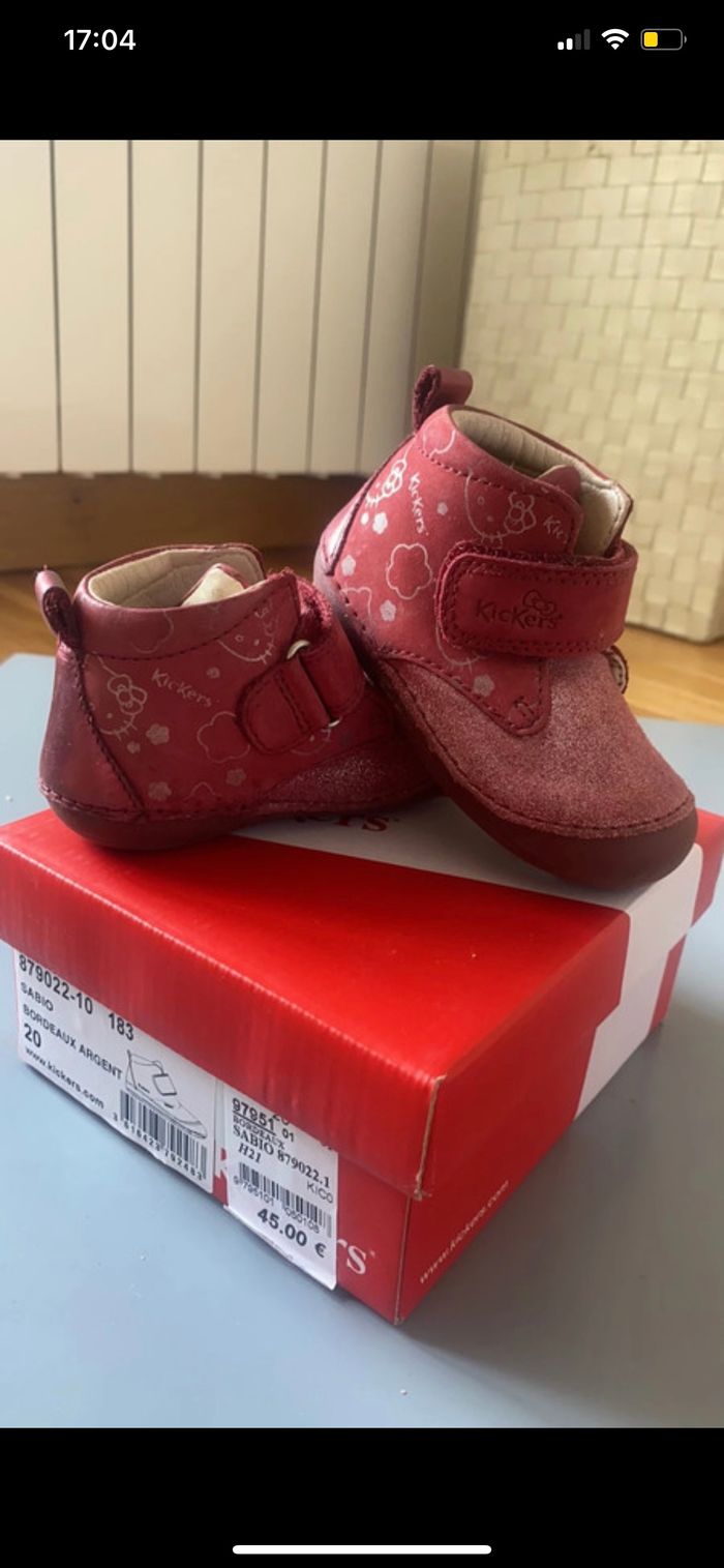 Bottines kikers hello kitty 20 | Beebs by Kiabi