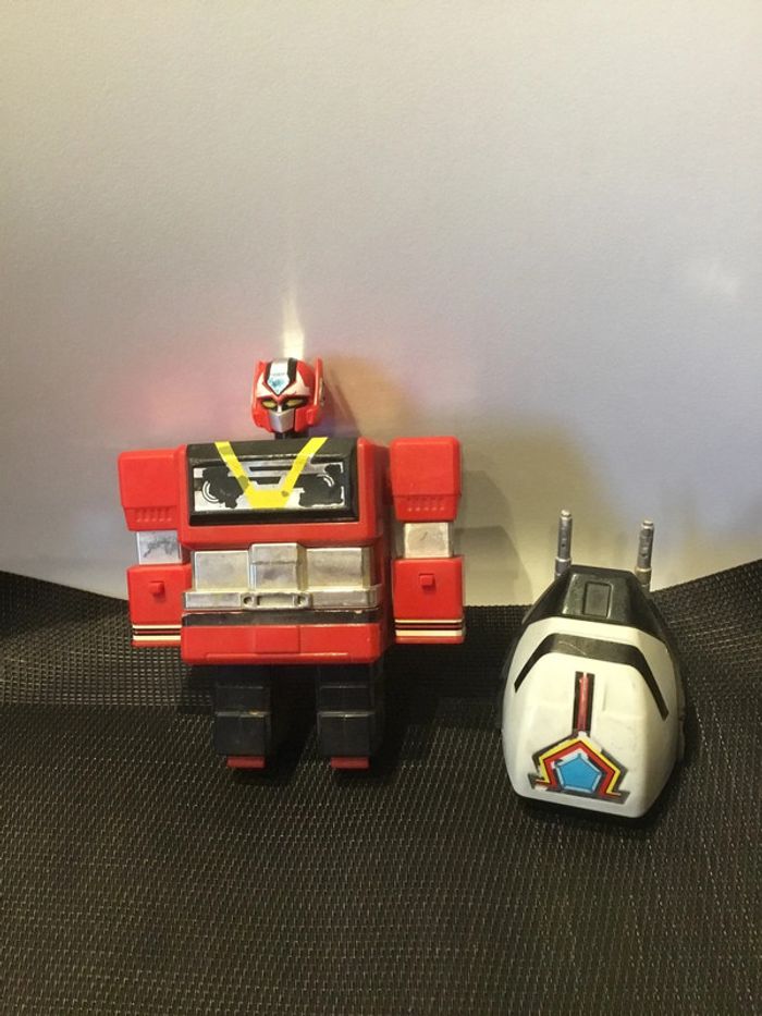 Figurine robot Power Rangers Fiveman DX star five megazord non complet ...