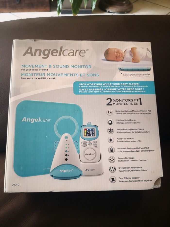 Angelcare moniteur mouvements et sons - Angelcare | Beebs
